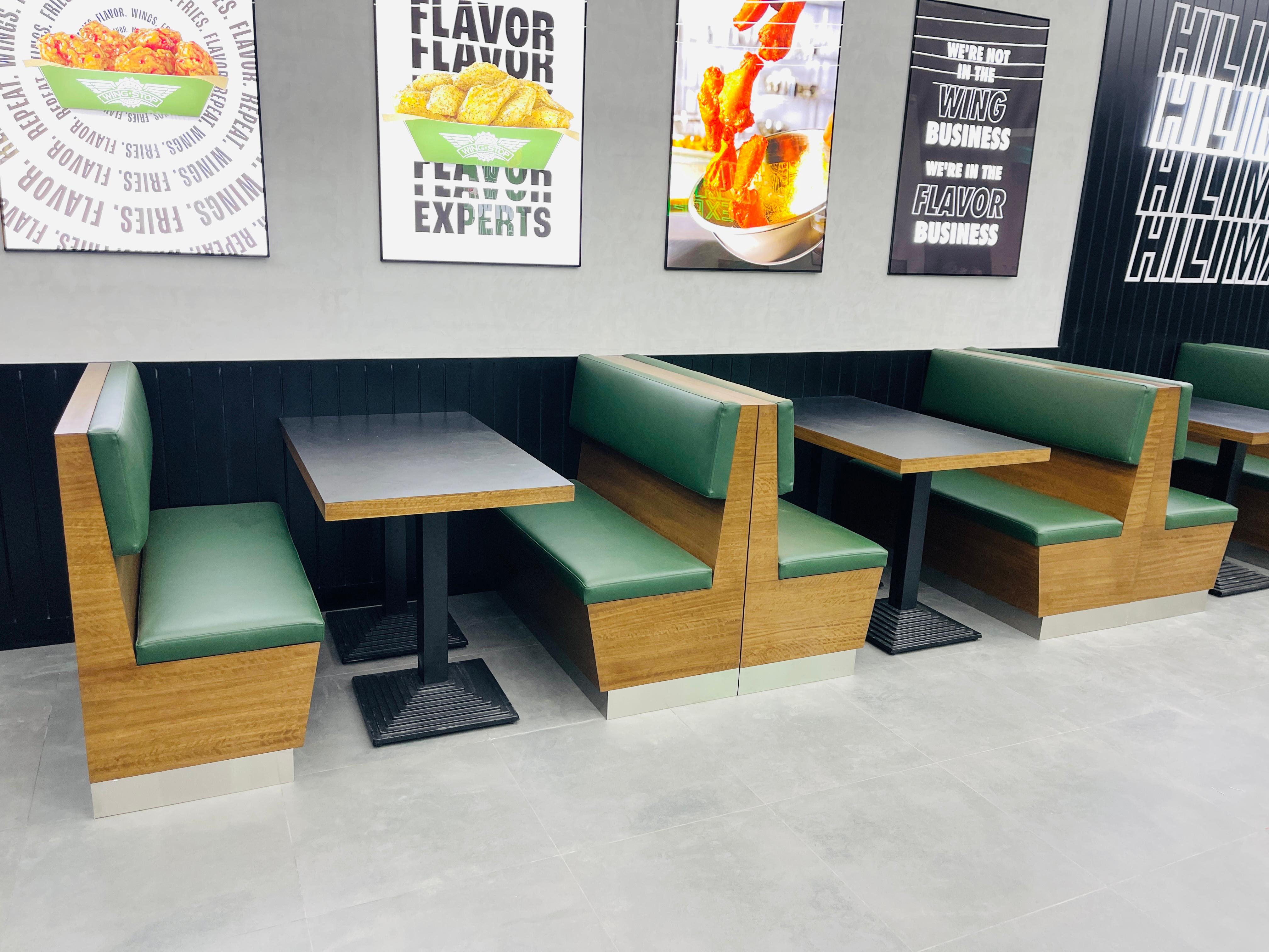 Epic Fitout | Wingstop Restaurant Furniture