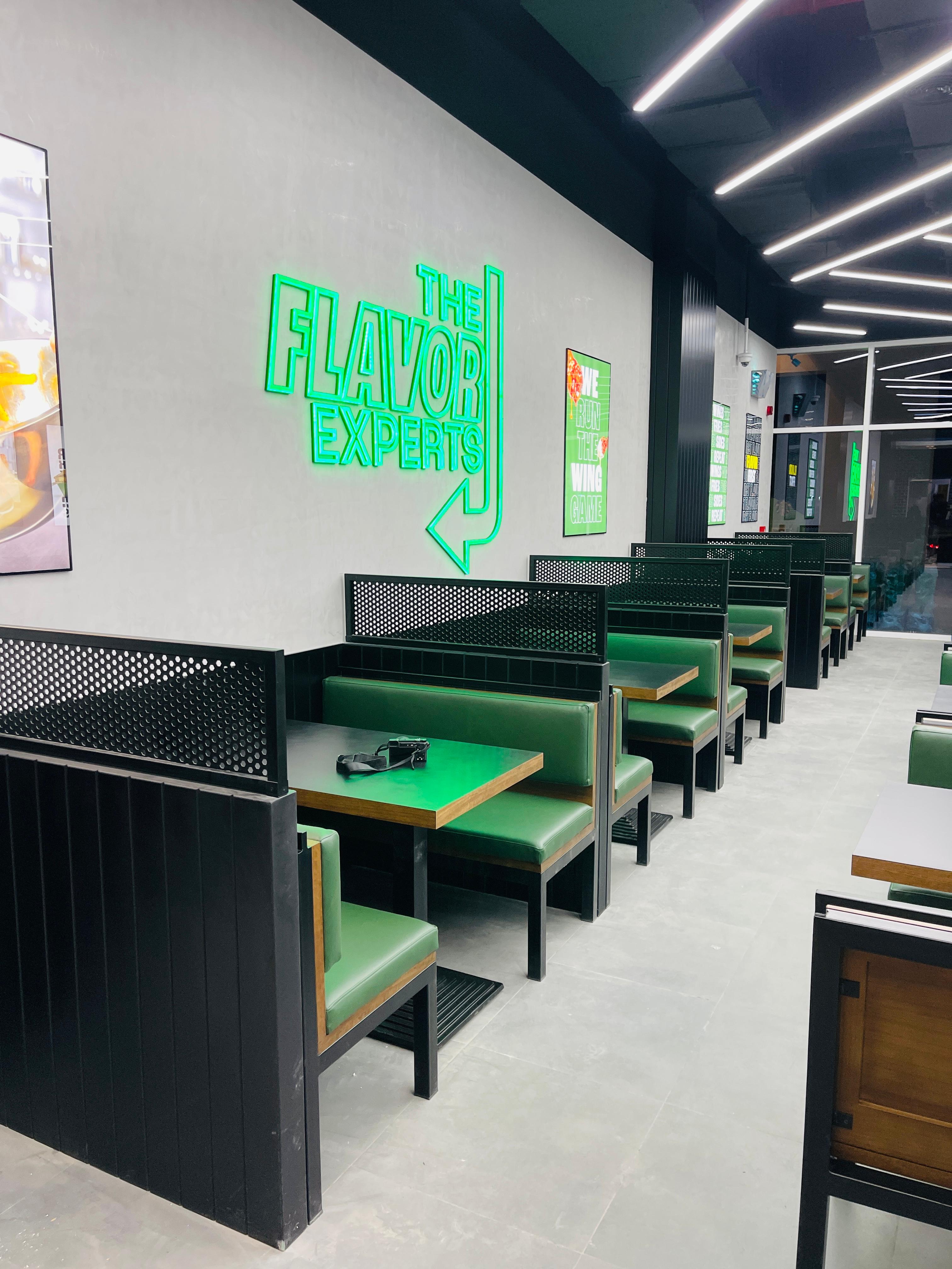 Epic Fitout | Wingstop Restaurant Furniture
