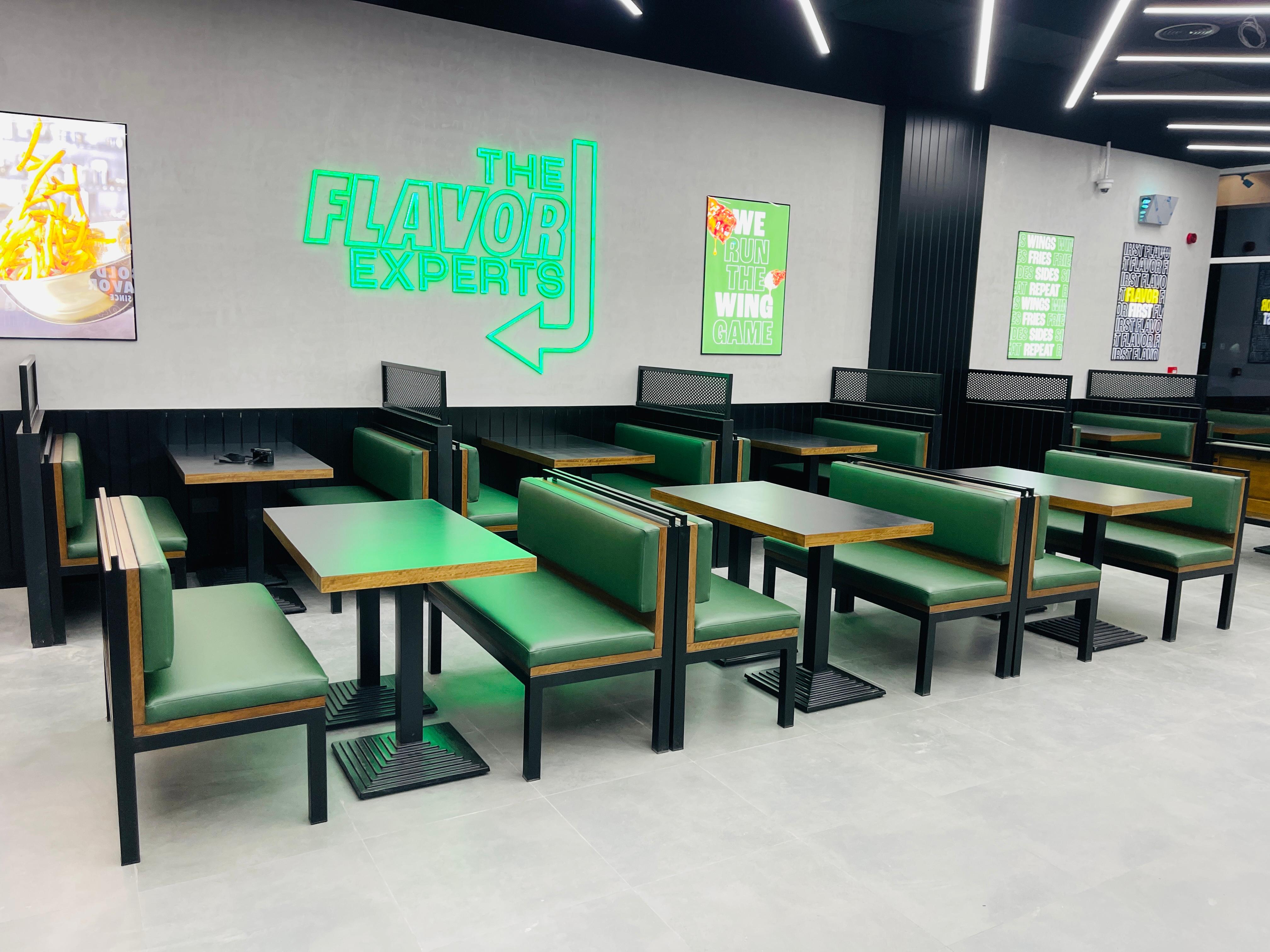 Epic Fitout | Wingstop Restaurant Furniture